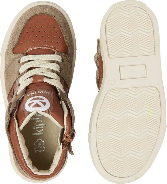 Kipling DARIO B - sneakers jongens maat 24 - Cognac sneakers jongens | bol