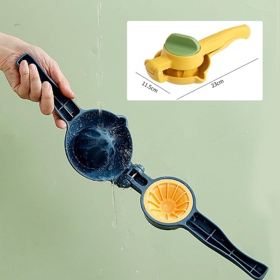 Handpers citruspers - 2 stuks, vaatwasmachinebestendig - tweekleurige ...