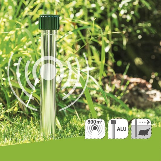 Woelmuizen en mollenverjager - aluminium - mollenverdrijver ...