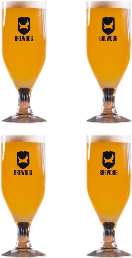 BrewDog Bierglas 30cl - Set van 4 Stuks - Elegante Bierglazen 4-Pack - Perfect voor... | bol