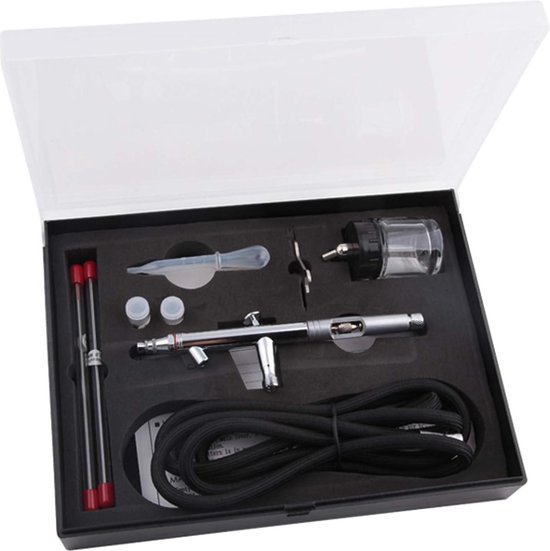 Professional Airbrush-pistool kit met dubbele actie - FE-182K, 03/05/08 ...