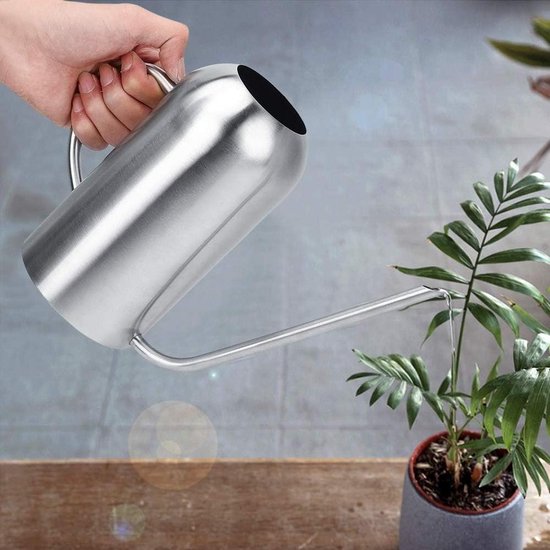 Roestvrij-Staal Watering Pot 1.5L Vetplanten Lange Tuit Kan Tuin ...