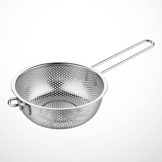 Groentezeef Kitchen Sieve Strainer Fry Fry Mand zeef met handvat ...