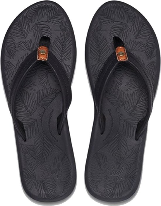 Reef Tides Black-badslipper-slipper voetbed-reef slipper | bol