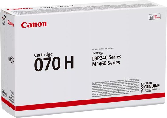 Canon 070H tonercartridge 1 stuk(s) Origineel Zwart | bol