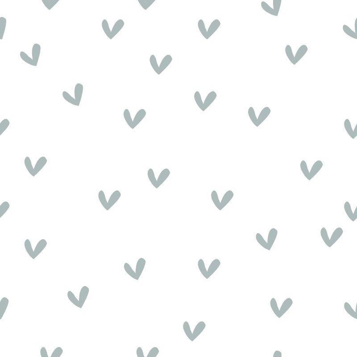 Hartjes behang - 10meter | bol.com