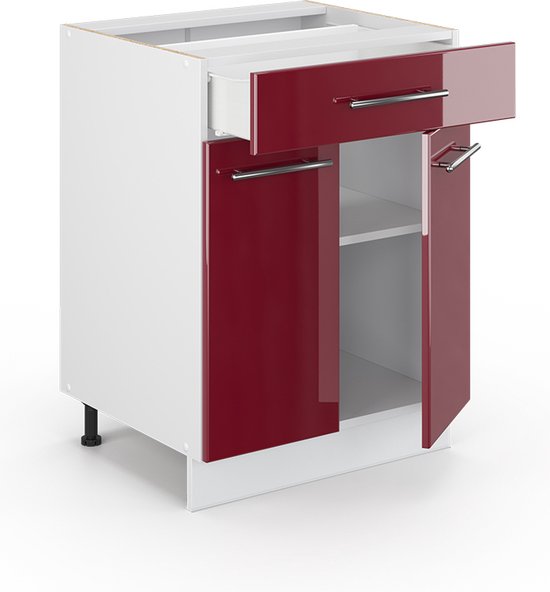 Vicco Fame-Line Badkamerkast – 60 x 82 cm met lade, zonder werkblad ...