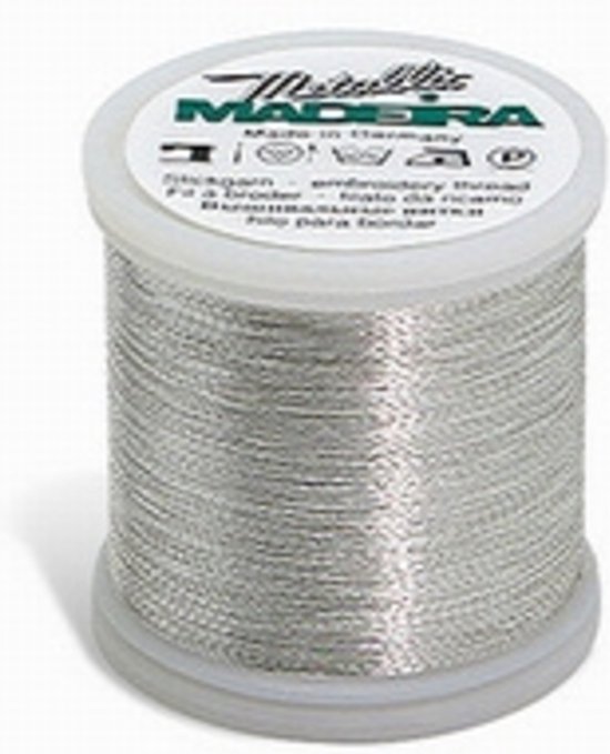 Madeira Metallic 40 200m - SILVER | bol