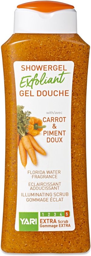Yari Exfoliant Douchegel - Scrub met wortel- & paprika-olie - Gladde ...