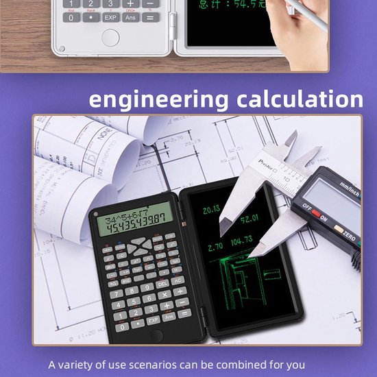 Grote Lcd-bureaurekenmachine - Multifunctionele rekenmachine voor kantoor en school | bol