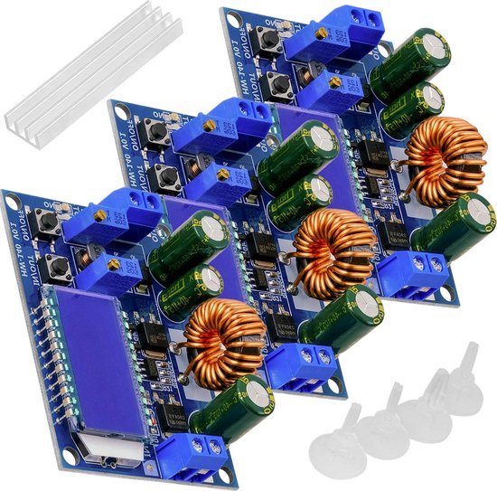 3 x HW-140 DC-DC Buck-Boost Power Converter - Automatische Step Up-Down ...