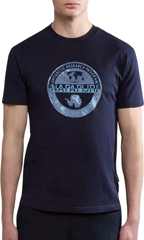 Napapijri Bollo T-shirt Navy - Maat M - Heren - Print T-shirts | bol