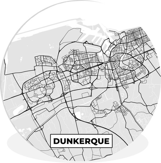 Wall Circle - Wall Circle Indoor - Map - City Map - Dunkerque - Map ...