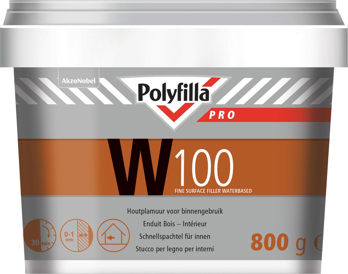 Polyfilla Pro W100 Watergedragen Plamuur - 250 gram | bol.com