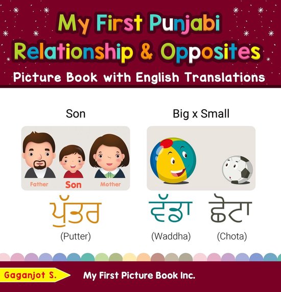 Teach & Learn Basic Punjabi words for Children 11 - My First Punjabi ...