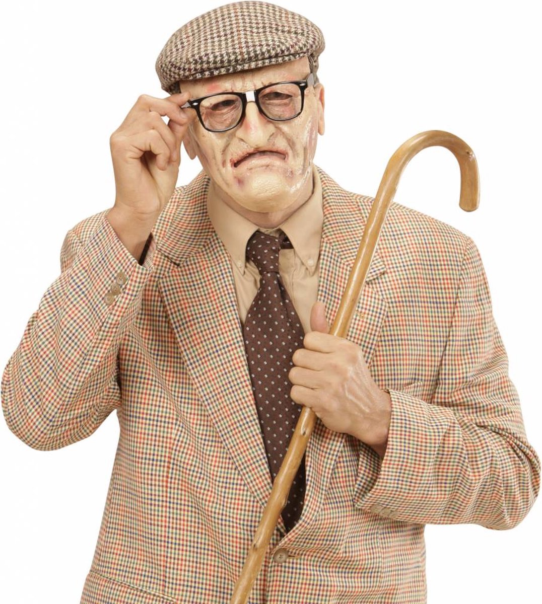 WIDMANN - Masker van oud mannetje - Maskers > Half maskers | bol.com