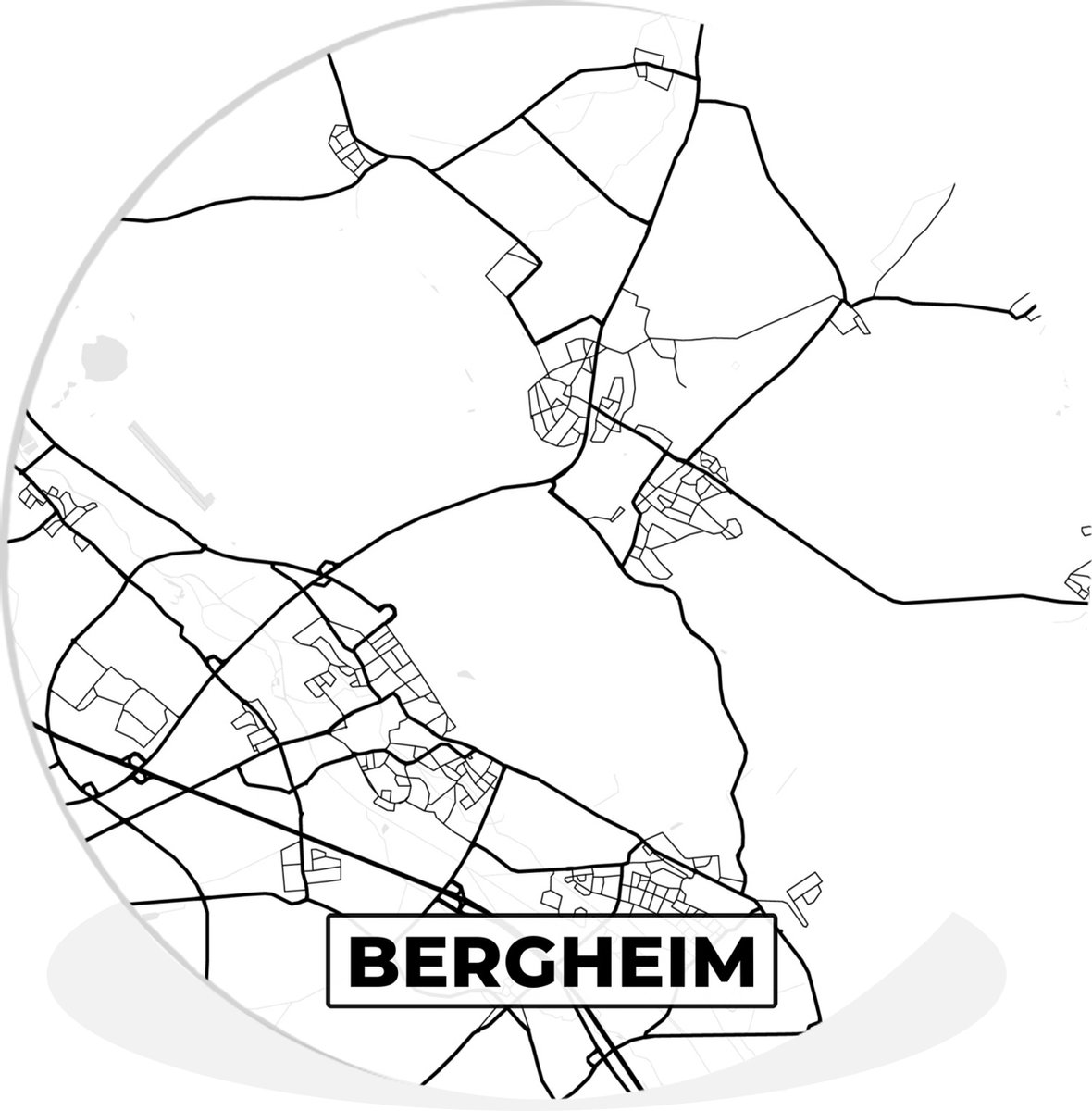 Wall Circle - Wall Circle Indoor - Map - Map - Bergheim - City Map ...