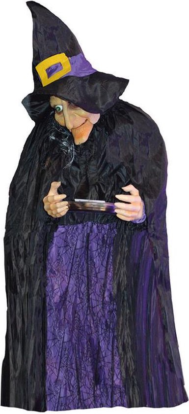 Heks met licht, geluid en beweging 90 cm | bol.com