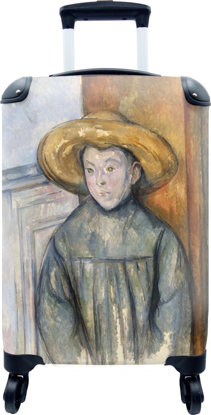 Valise - Garçon au chapeau de paille - Peinture de Paul Cézanne ...