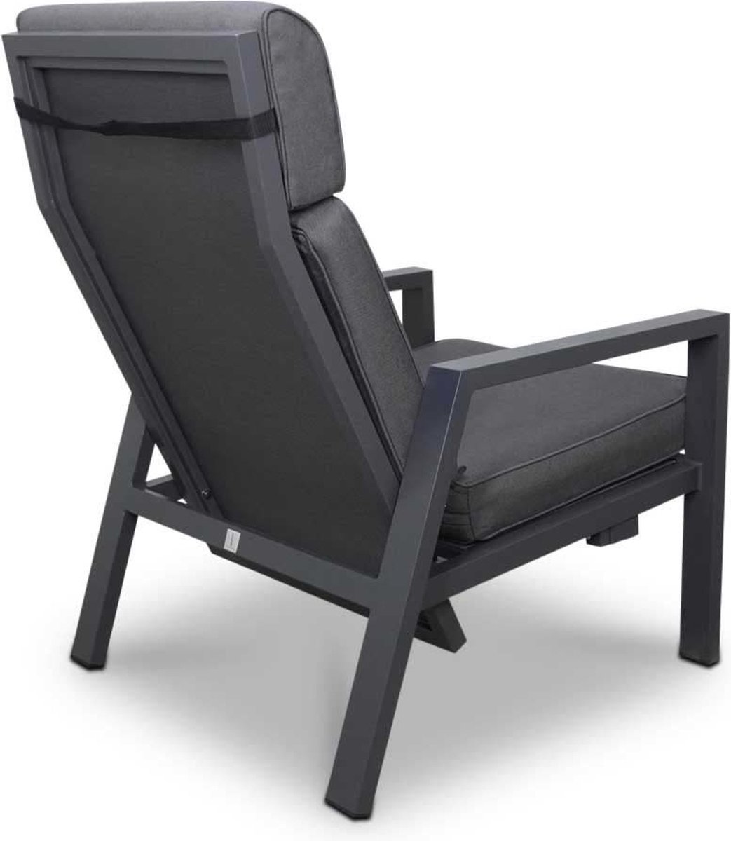 LUX outdoor living Palazzo relax tuinstoel incl. voetenbank | aluminium ...