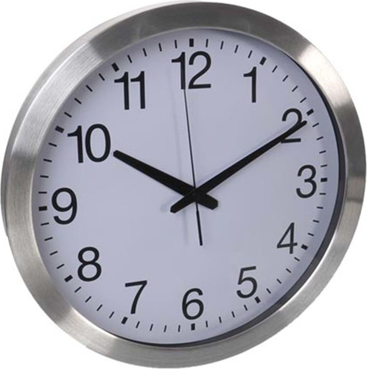 Perel Wandklok, rond, analoog, 40 cm, radiogestuurde tijdsaanduiding ...