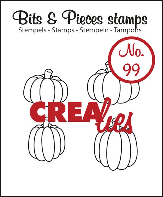 Crealies Bits & Pieces stempel no.99 Pompoen | bol.com