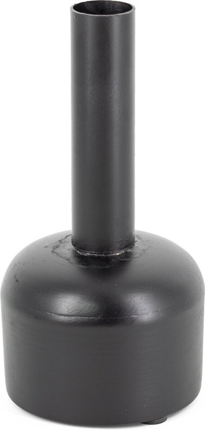 Vaasje metaal zwart | bol