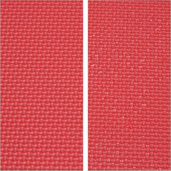 Relaxdays 72x beschermmat fitness - rood - sportmat vloer - onderlegmat ...