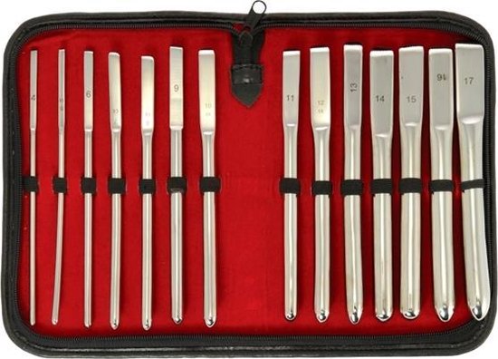 Black Label Dilator Set - Chirurgisch staal voor urethrale stimulatie ...