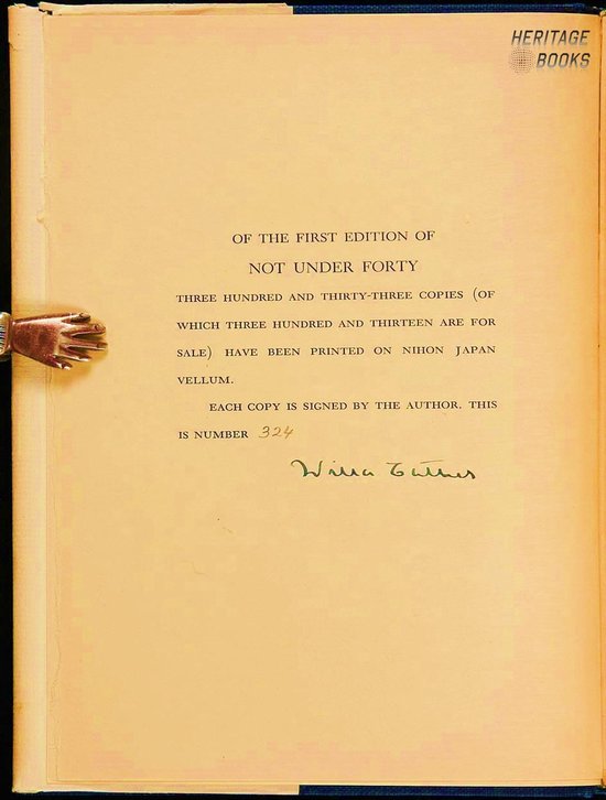 Not Under Forty (ebook), Willa Cather | 9780599391161 | Boeken | bol.com