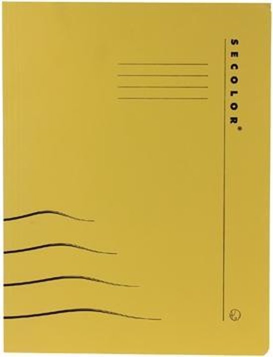 Secolor Clipmap A4 - pak 10 stuks - geel | bol.com