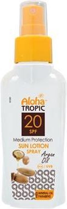 Aloha Tropic Zon Lotion Arganolie *Micro* SPF20 100ml | bol