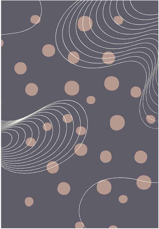 Earth tones organic shape Art design for poster, print, cover ...