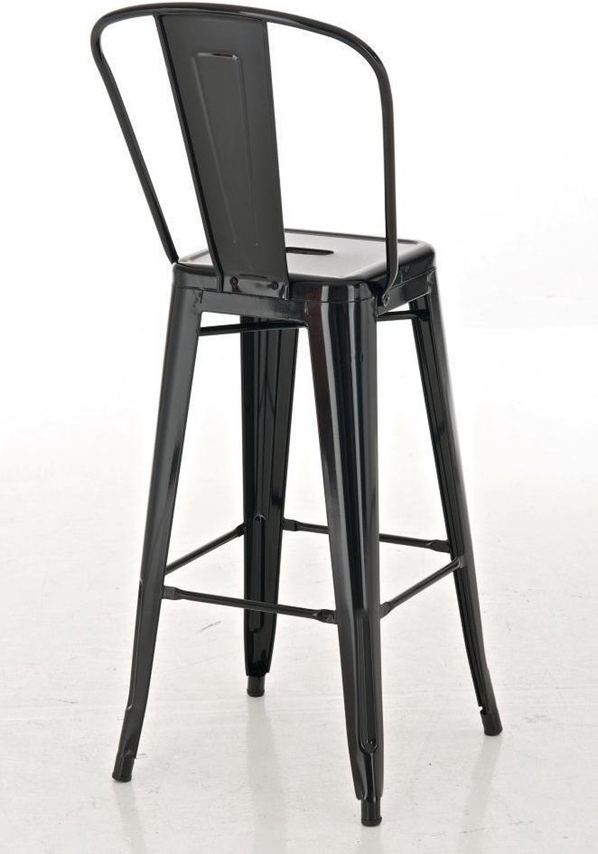 Liv's Krombukta Barkruk - Modern - Zwart | bol.com
