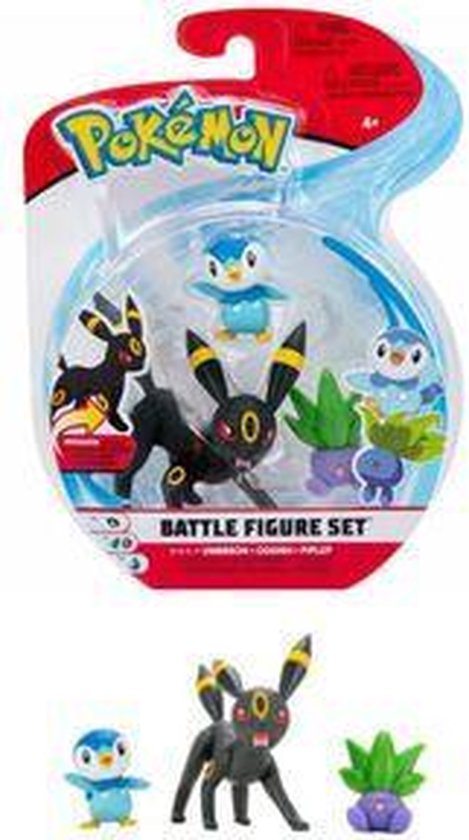 Pokemon Battle Figure Pack - Umbreon, Oddish, Piplup | bol