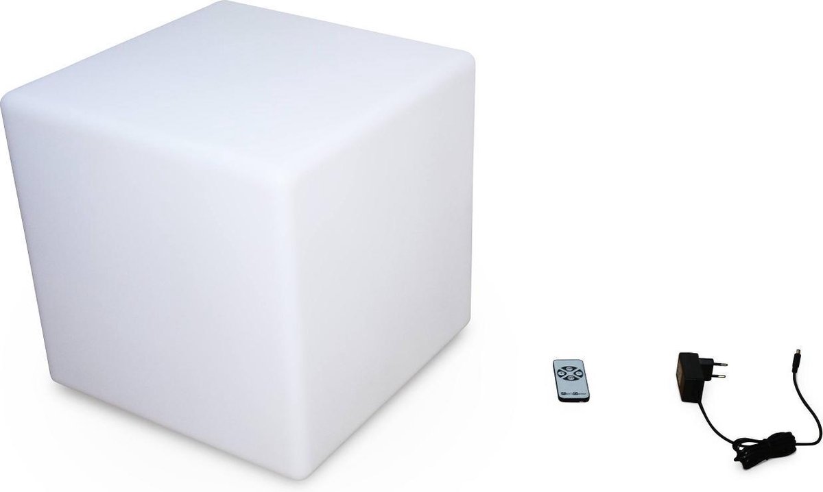 LED Kubus 40cm – Decoratieve licht kubus, 40x40cm, warm wit ...