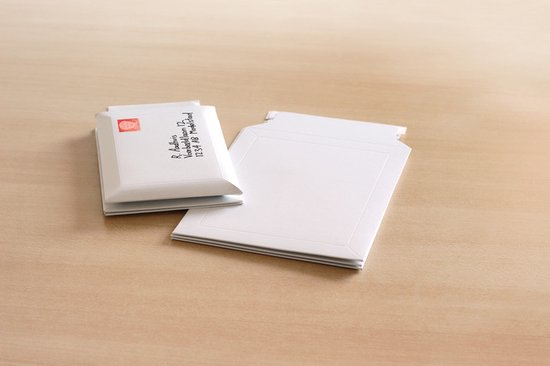 Raadhuis akte envelop - 238x312mm - karton - wit - met plakstrip - 100 ...