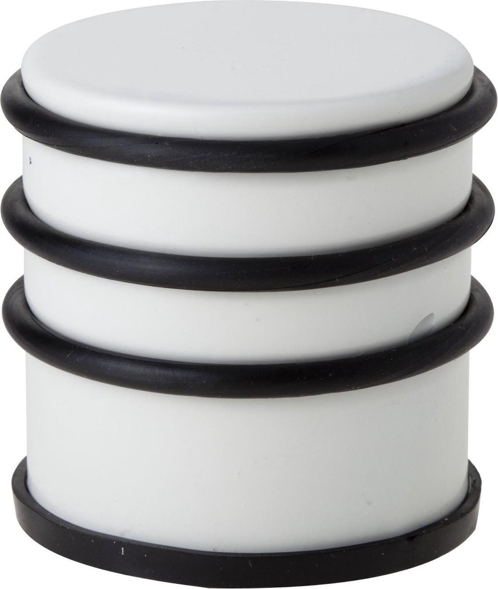Deurstopper rond metaal/rubber 7 cm - Deurstop/deurvastzetter | bol.com