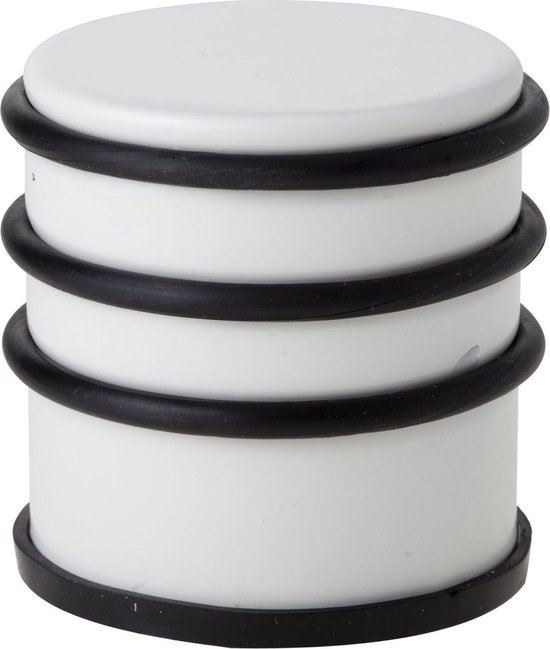 Deurstopper rond metaal/rubber 7 cm - Deurstop/deurvastzetter | bol.com