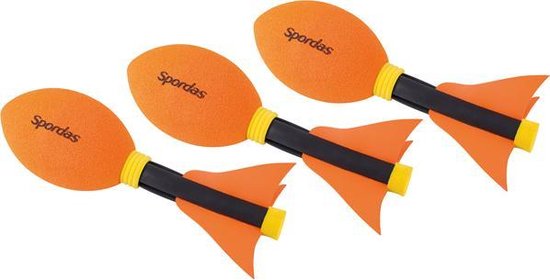 Mini Torpedos, | Set van 3 stuks | Mini Speer | | Spordas | Werpbal | bol