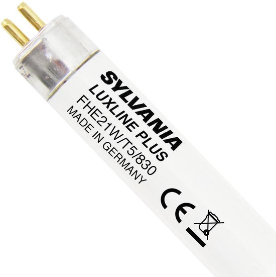 Sylvania Luxline Plus T5 21W - Warm Wit - 85cm | bol