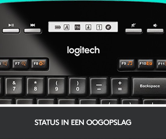 Logitech MK710 - Draadloos Toetsenbord en Muis - Azerty BE - Zwart | bol