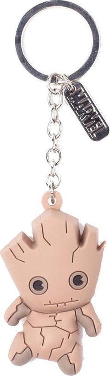GUARDIANS OF THE GALAXY - Rubber 3D Keychain - Groot | bol.com
