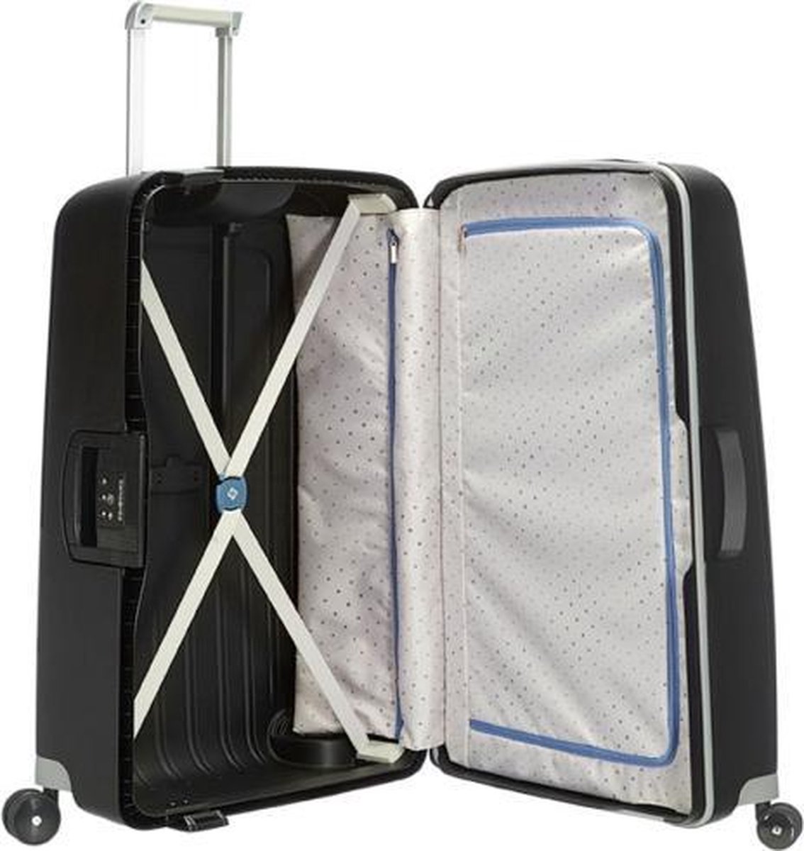 Samsonite reiskoffer - S'CURE SPINNER 81/30 (Groot) Zwart | bol
