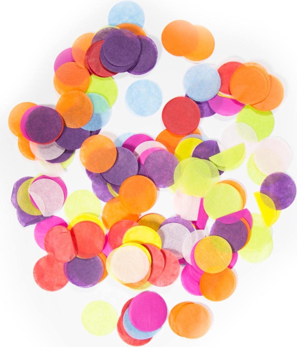 bol.com | Grote confetti rond Multikleur