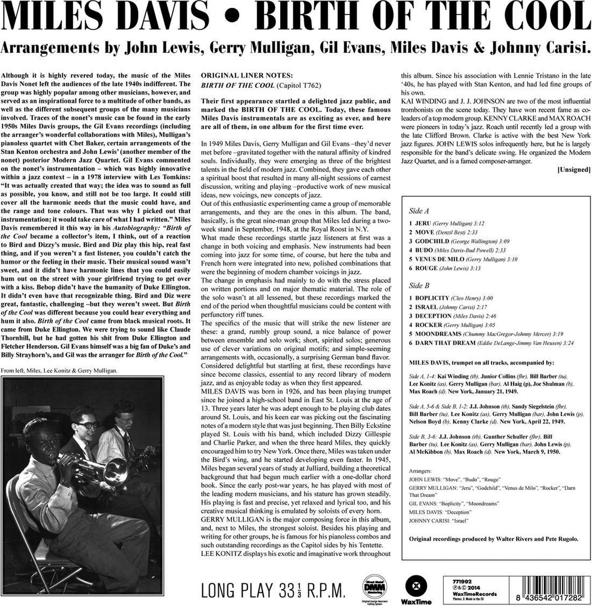 Birth Of The Cool, Miles Davis | LP (album) | Muziek | bol.com