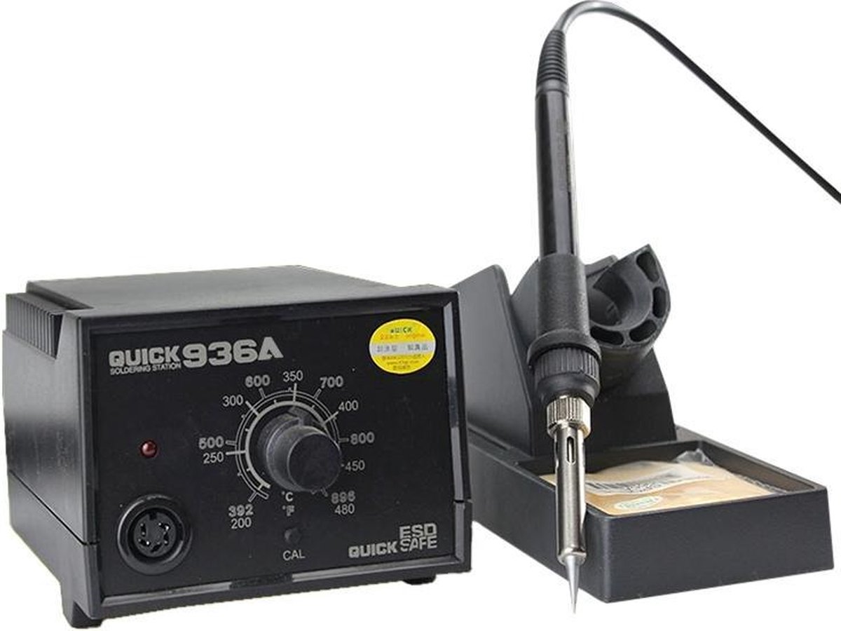 Let op type!! 4 in 1 QUICK 936A 220V 60W Soldering Station Constant Temperature... | bol.com