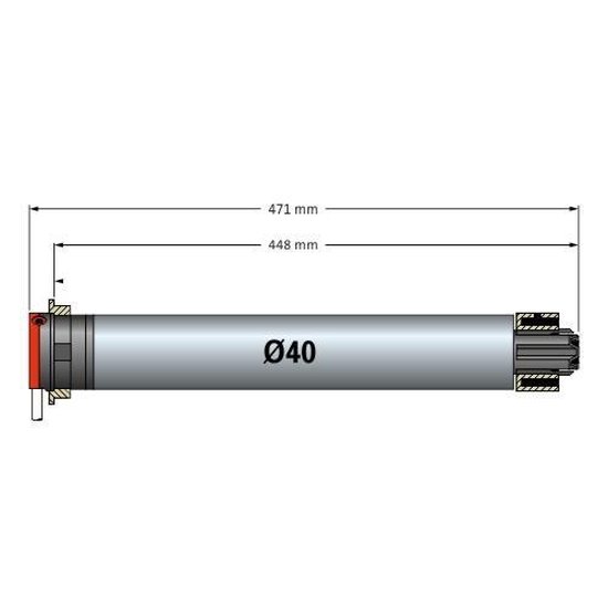 Simu T3,5 12V / 24V Buismotor | bol