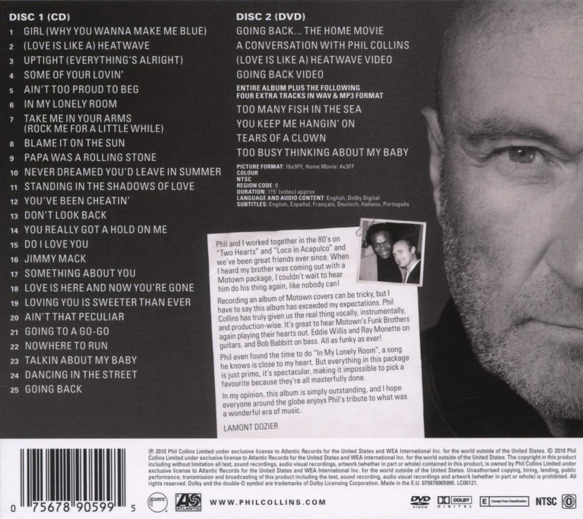 Going Back, Phil Collins | CD (album) | Muziek | bol