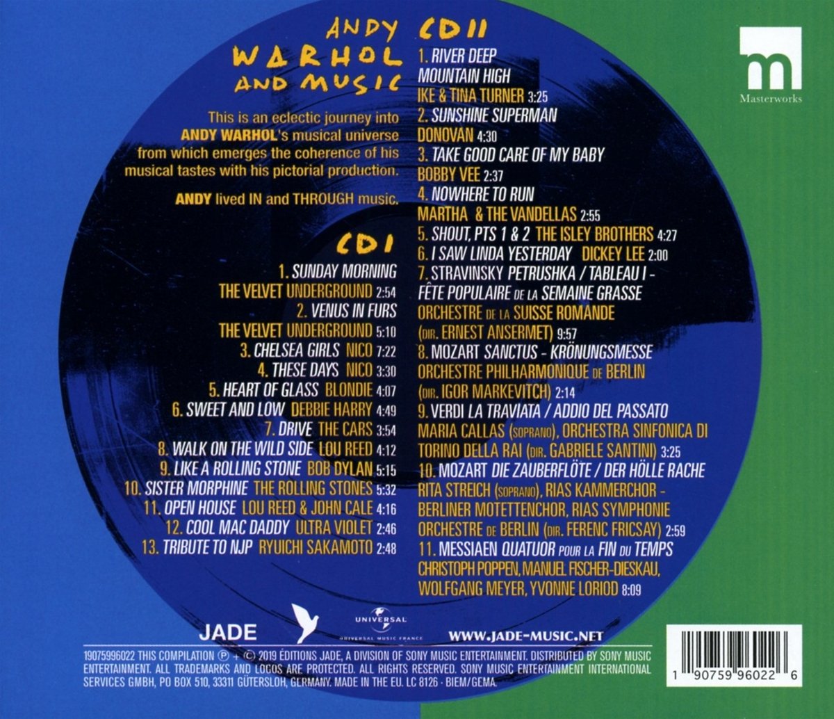Andy Warhol & Music, various artists | CD (album) | Muziek | bol.com